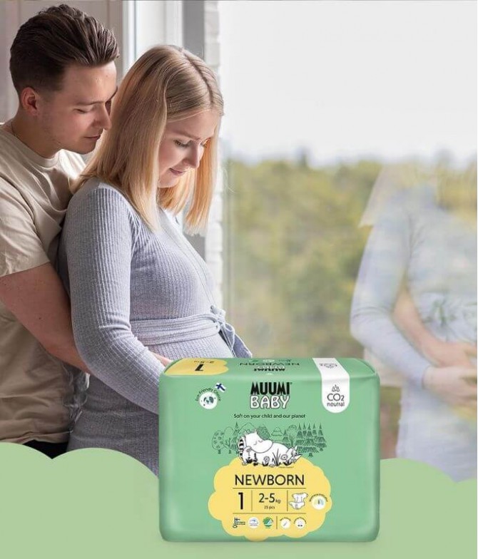 Compre Moomin Baby Fralda 2-5Kg T1 25un