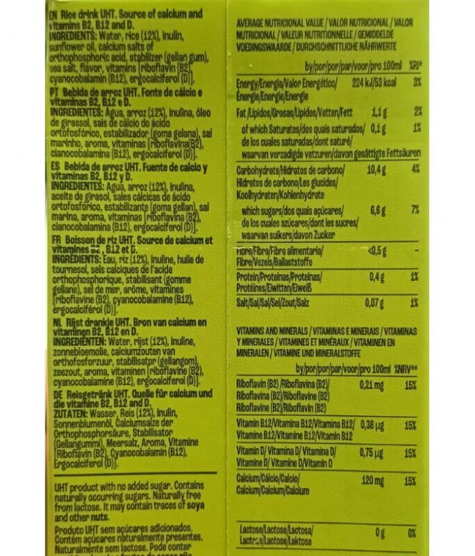 Compre Shoyce Hug Bebida Vegetal Arroz 1L